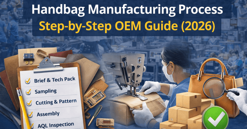 Handbag Manufacturing Process: Step-by-Step OEM Guide (2026)